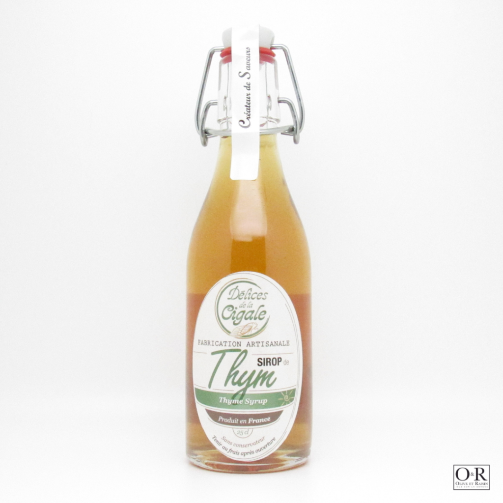 Sirop de Thym - Olive et Raisin