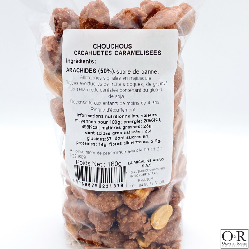 Les Chouchous aux cacahuètes caramélisées - Olive et Raisin