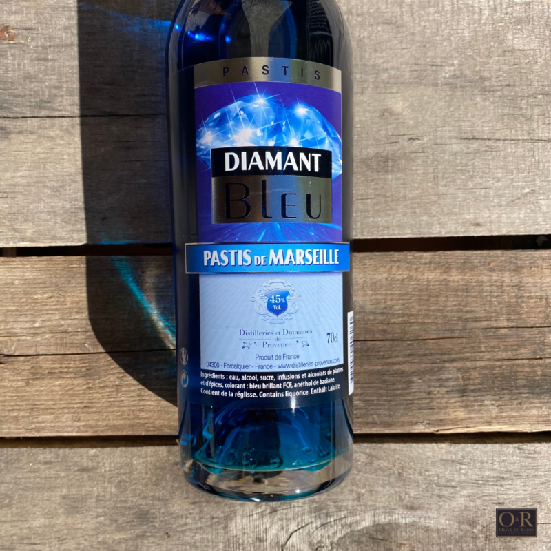 Pastis Diamant Bleu - Olive et Raisin