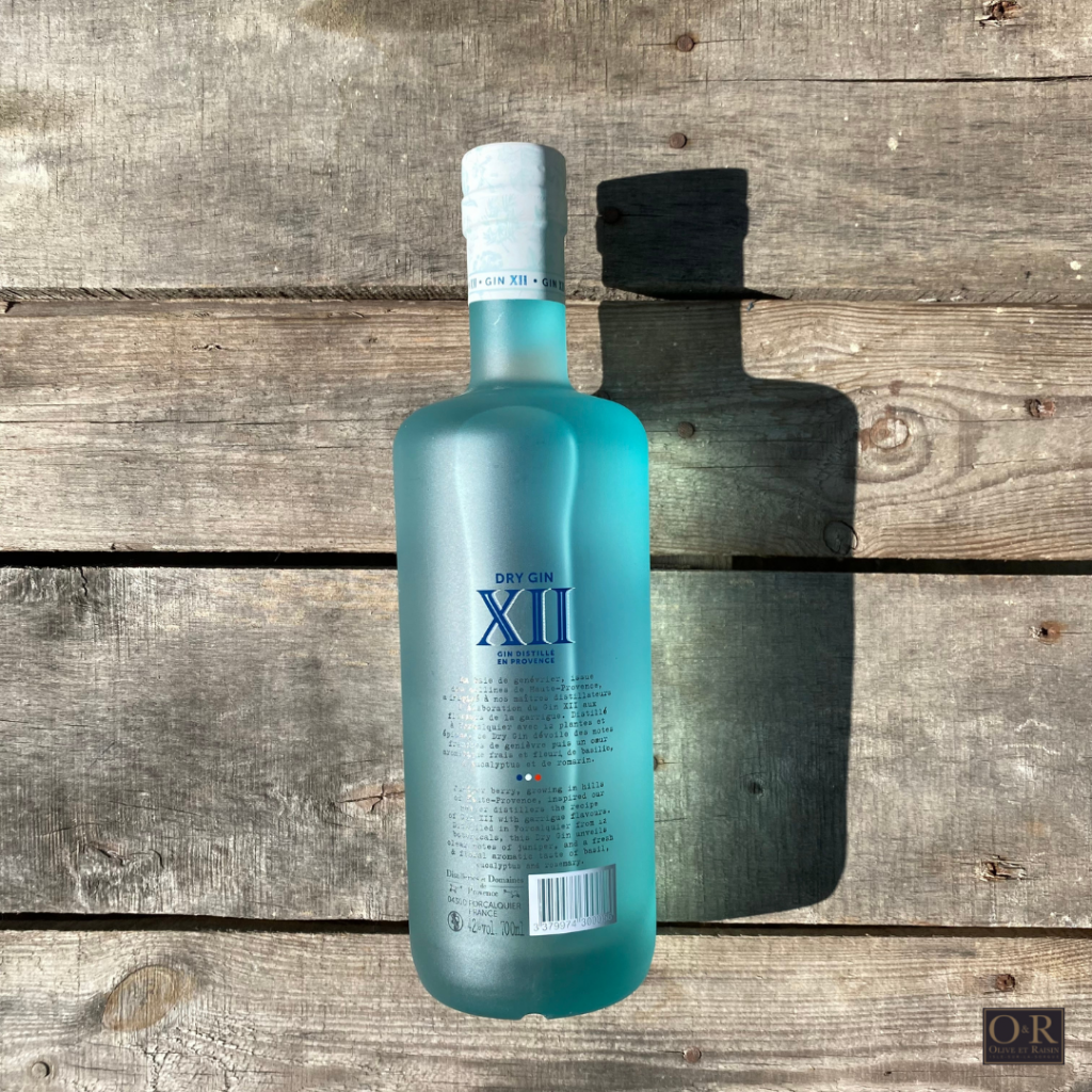 GIN XII, aux 12 plantes et épices - Olive et Raisin
