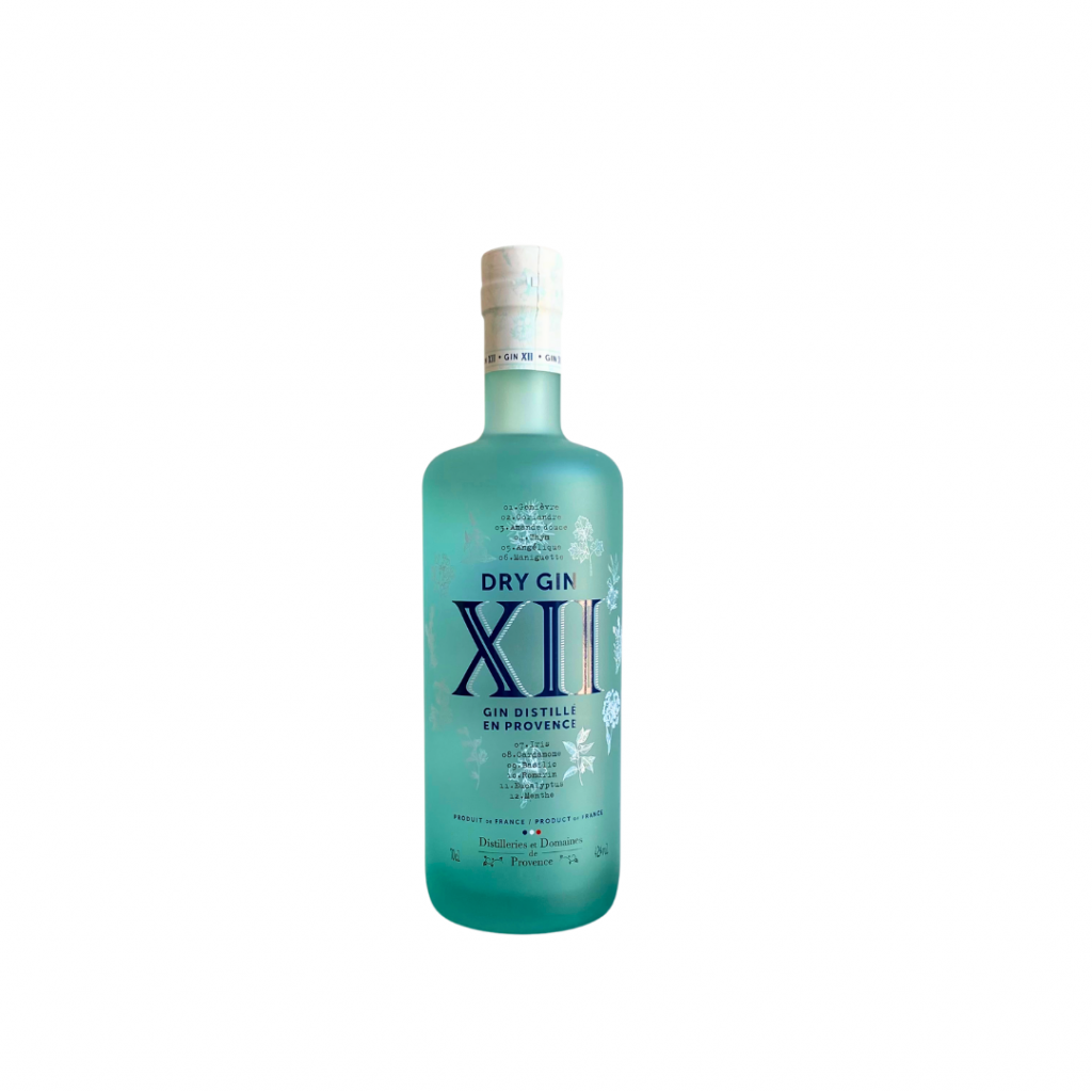 GIN XII, aux 12 plantes et épices - Olive et Raisin